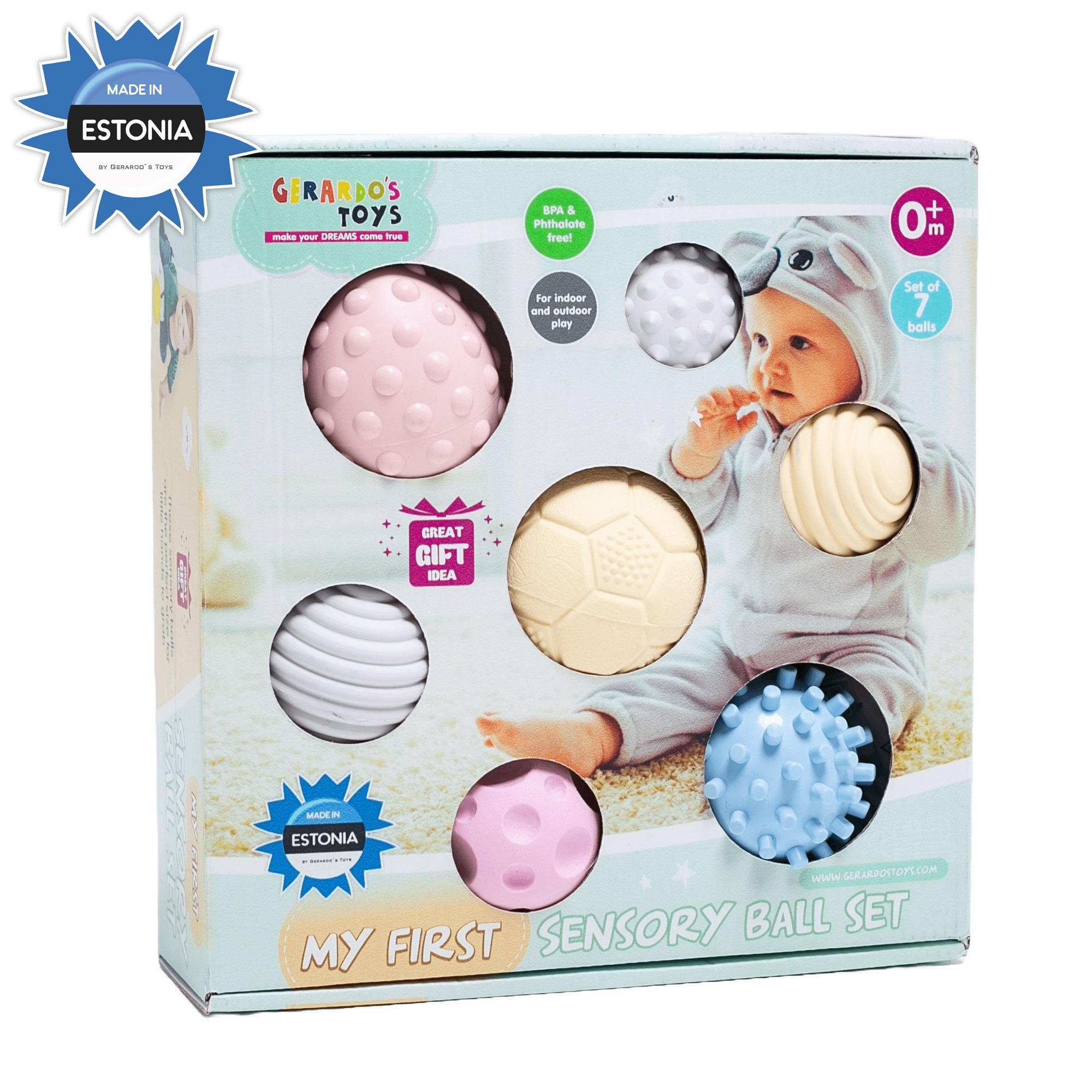 GT7715 My first sensory ball set 7 pcs | Gerardo's Toys