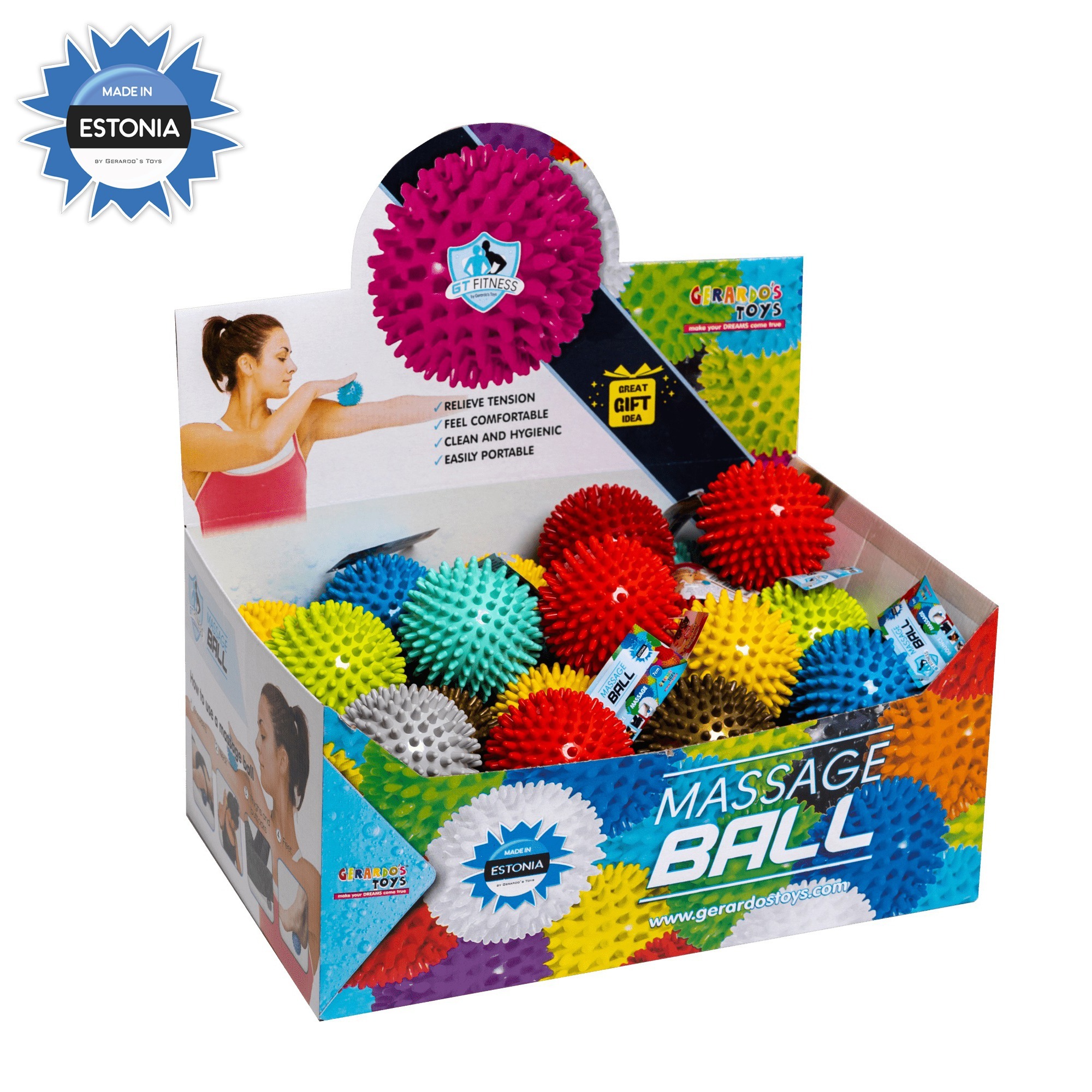 GT7703 Small spiky massage ball | Gerardo's Toys