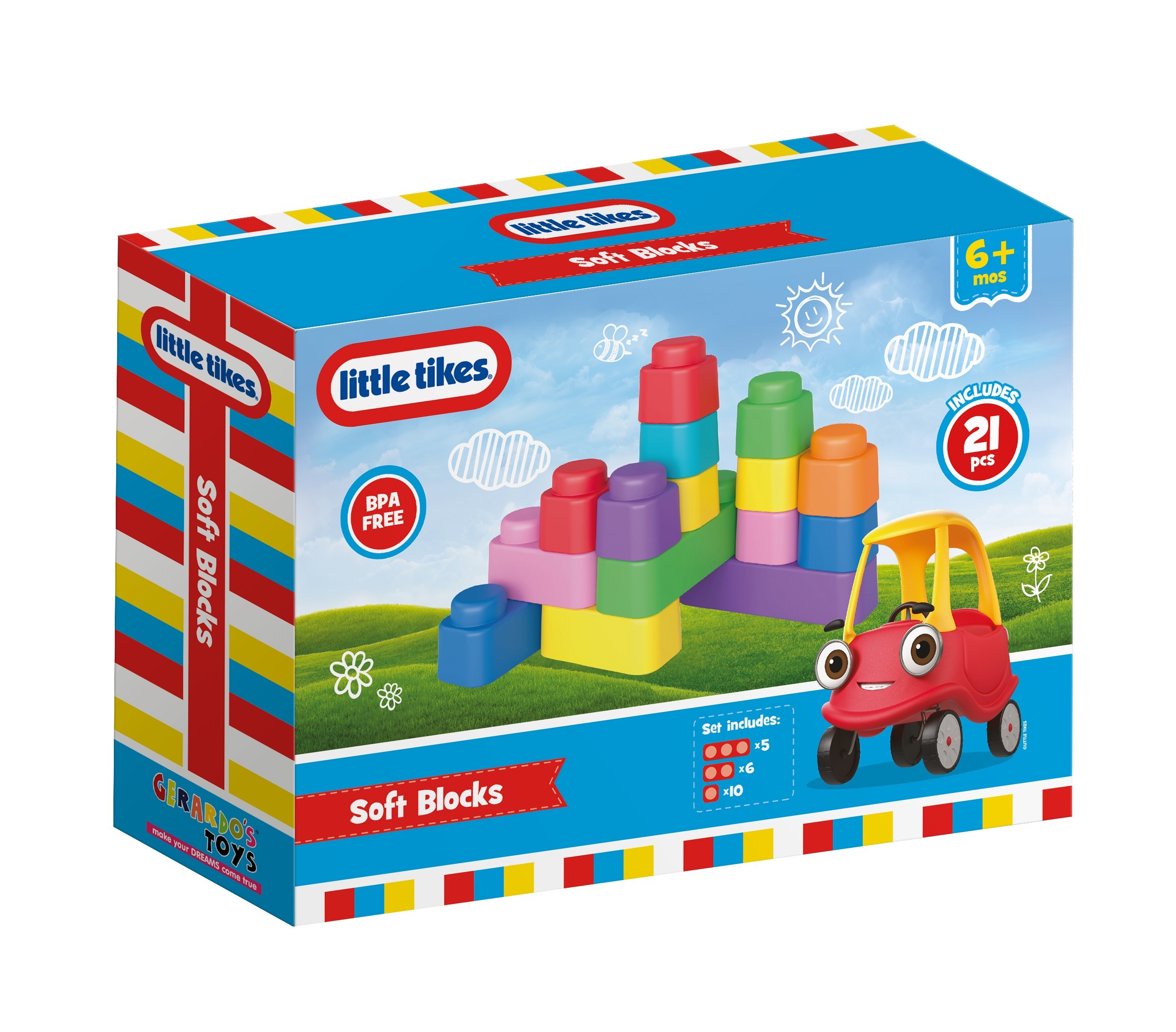 GT8001 Little Tikes soft blocks set 21 pcs | Gerardo's Toys
