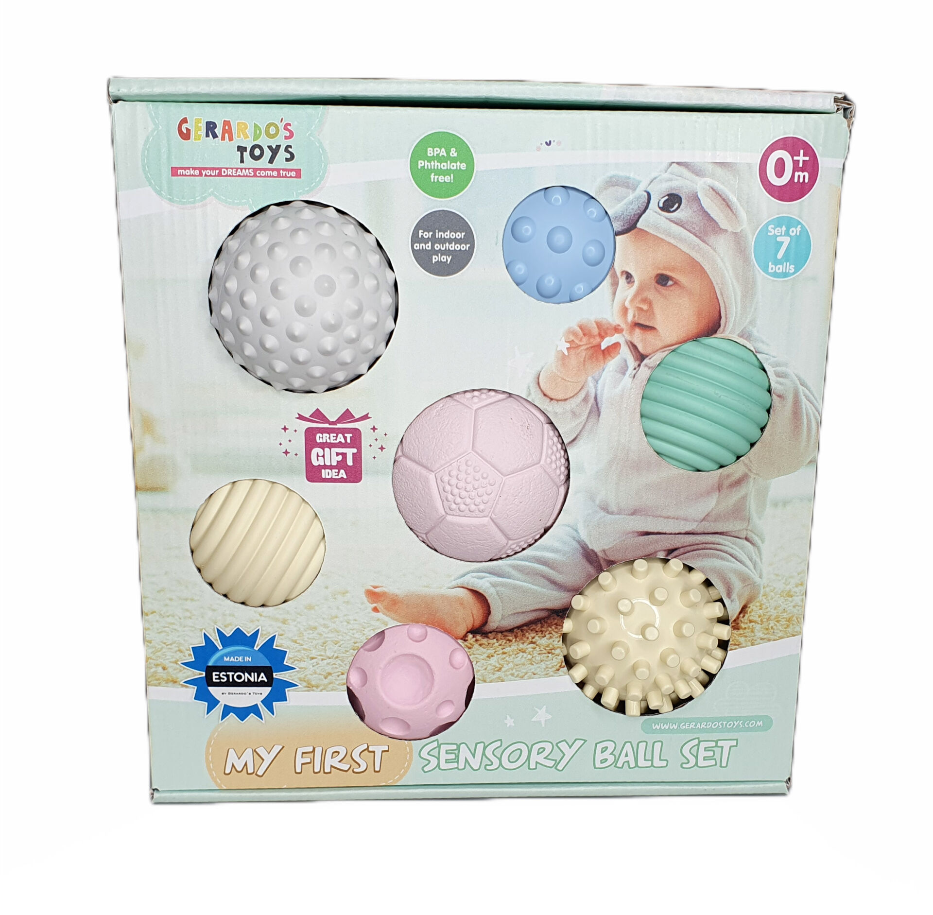 GT7715 My first sensory ball set 7 pcs | Gerardo's Toys